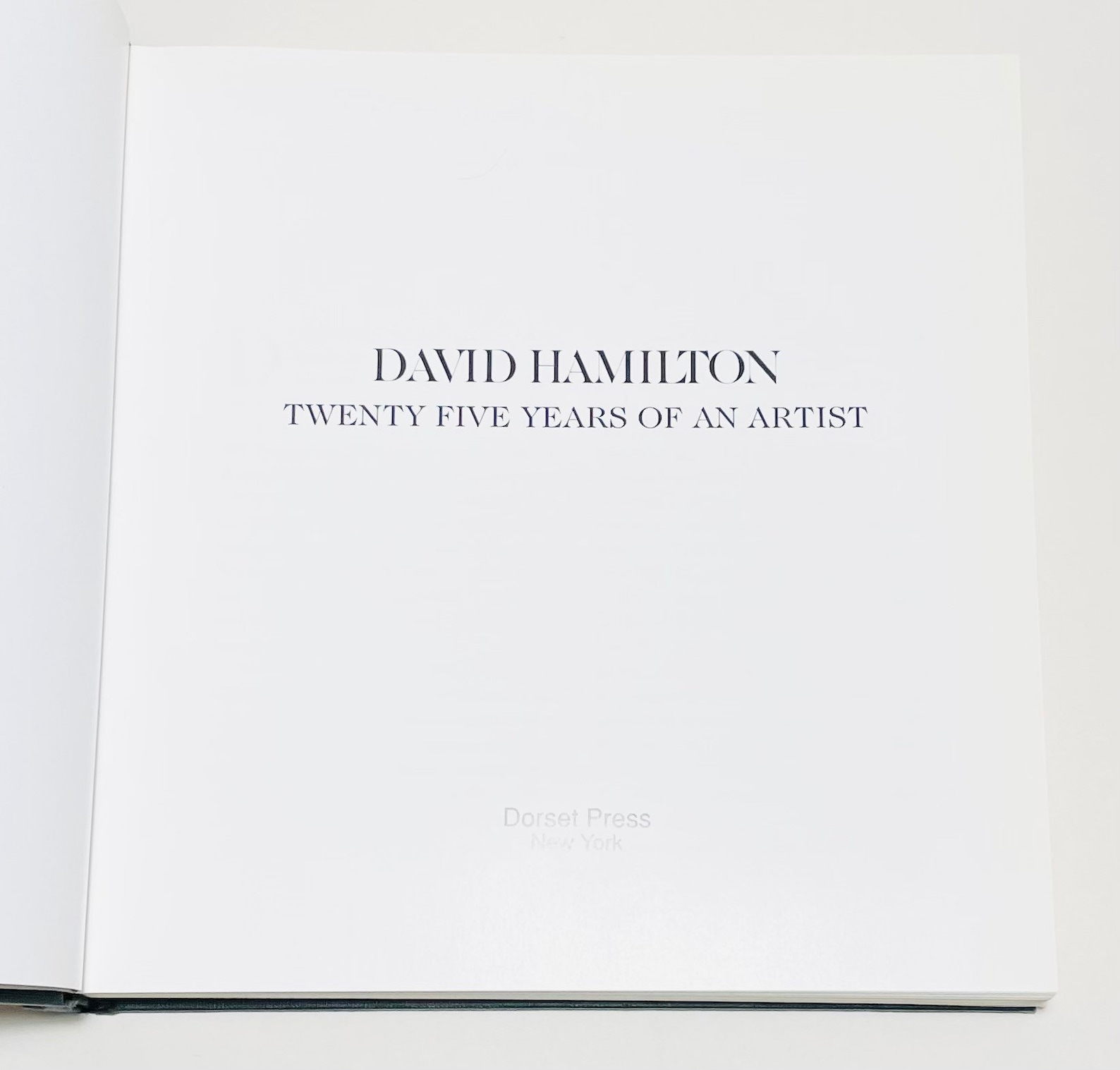 David Hamilton 25 Years of an Artist 1st English Edition 1992 - Etsy