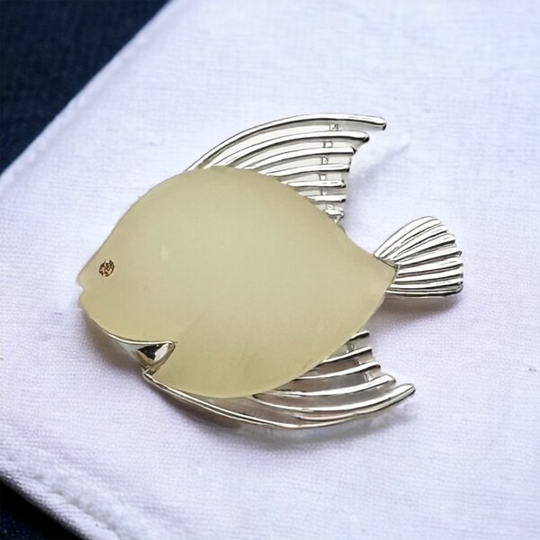 Vintage Fish Brooch - Etsy