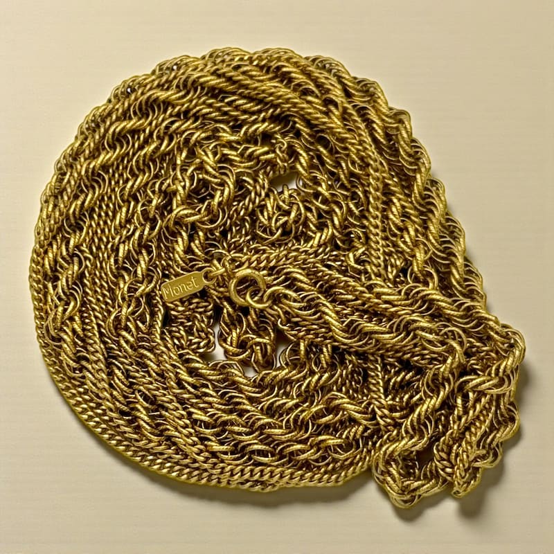 Monet 3 Strand Necklace - Etsy