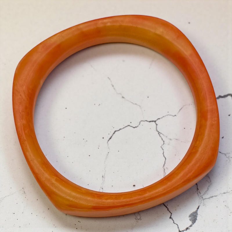 Orange Bakelite - Etsy