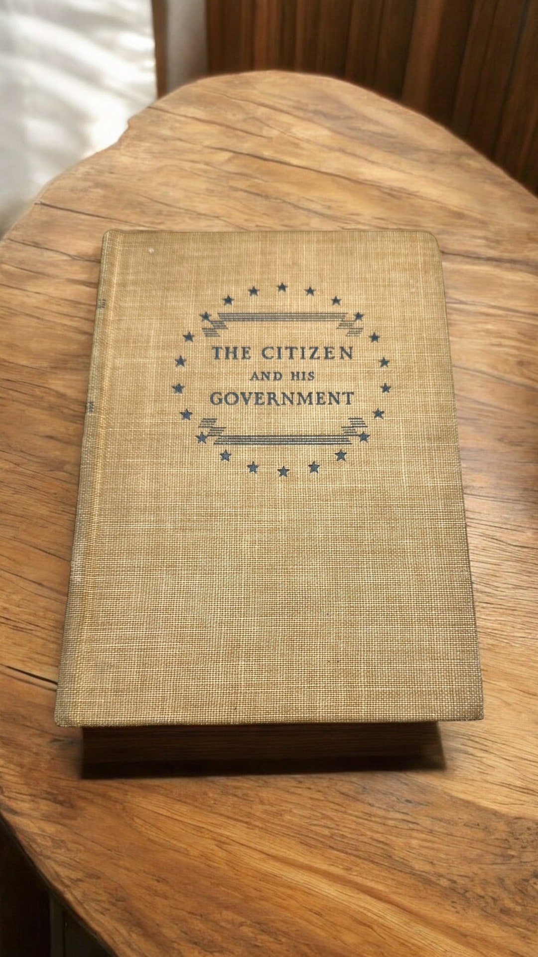 The Citizen and His Government John Lapp Andrew Weaver 1936 Illustrated ...