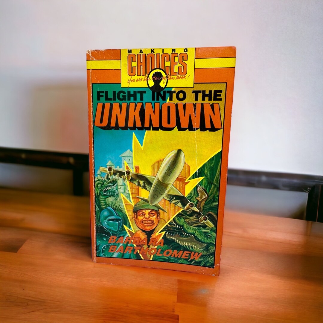 Flight Into the Unknown by Barbara Bartholomew Making Choices PB Book 1982 Choose Your Own ...
