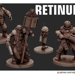 Sci-fi Retinue | Red Pilgrim Miniatures | Imperial Soldiers ...