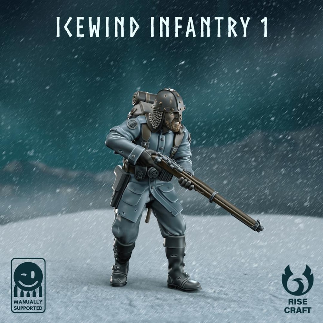 Trenches of Midgard Icewind Infantry | Rise Craft | RESIN | Trench ...