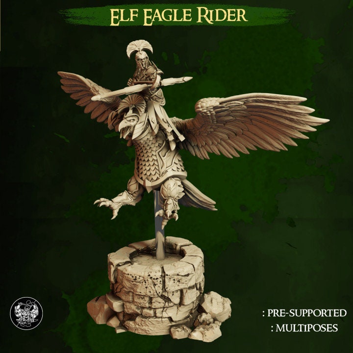 High Elves Eagle Riders | the Master Forge | RESIN | High Elven ...