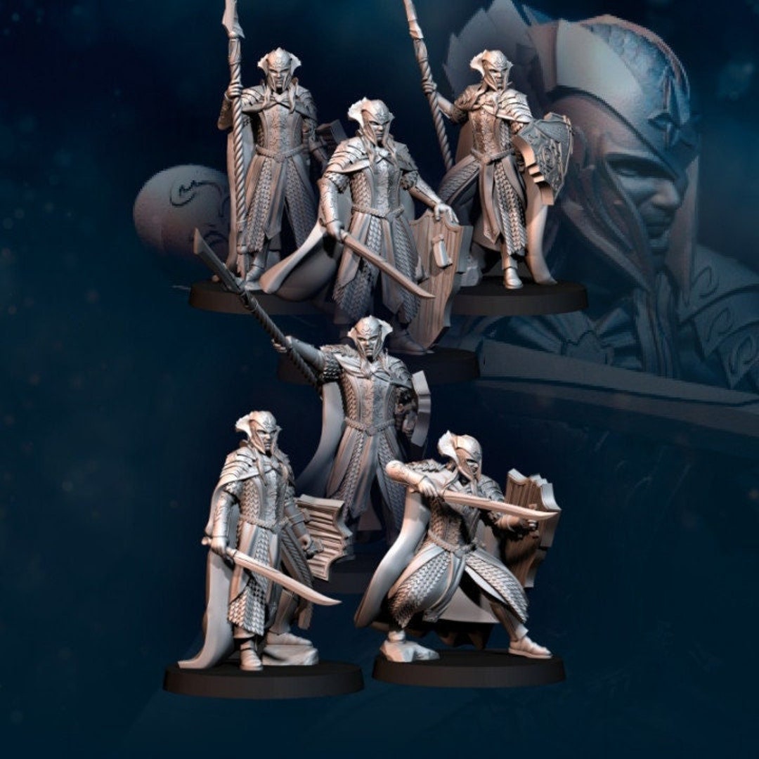 Wood Elves King Guard | Davale Games | RESIN | Lord of the Rings ...