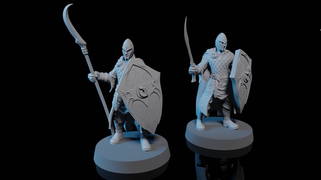 Ancient Elf Warrior RESIN High Elf Infantry Wood Elf Infantry Fantasy ...