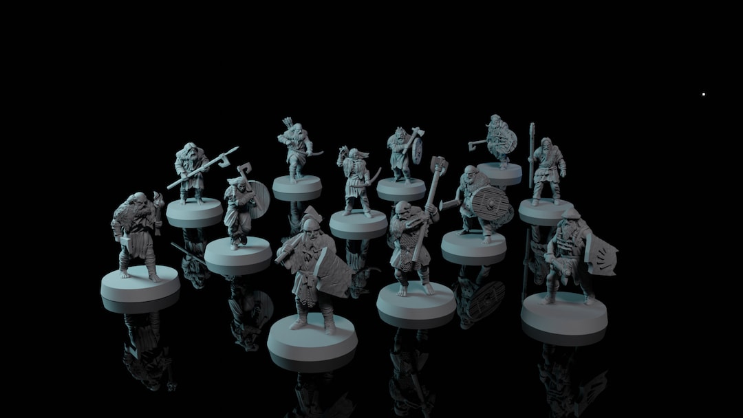 Hillmen Raiders | Kzk Minis | RESIN | Vikings | Wild Men | Dunland ...