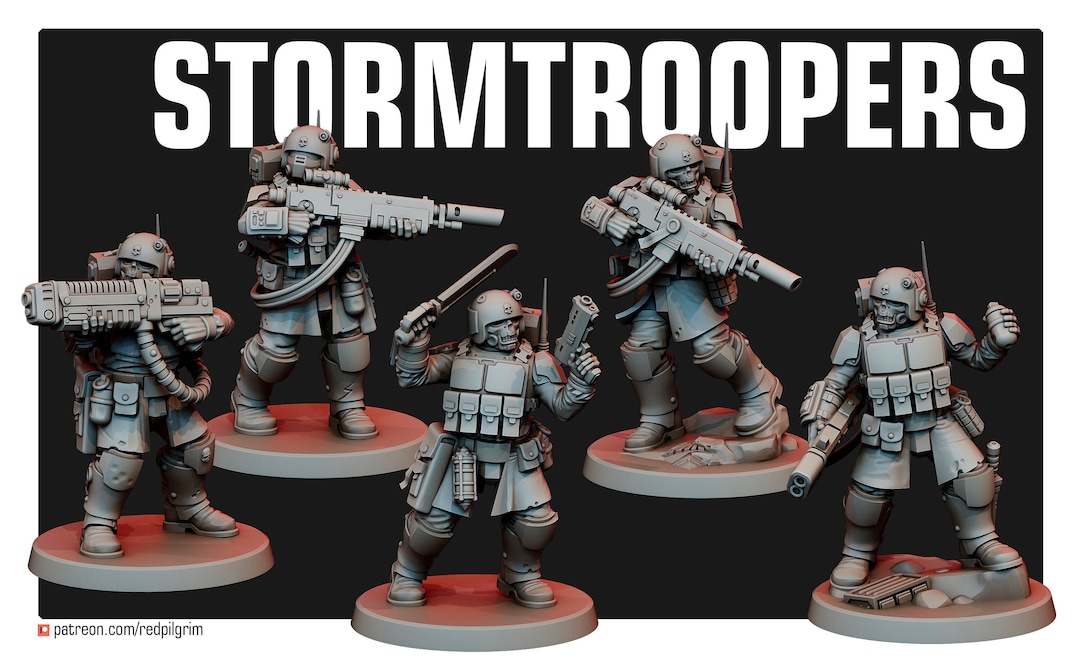 Sci-fi Stormtroopers | Red Pilgrim Miniatures | Imperial Soldiers ...