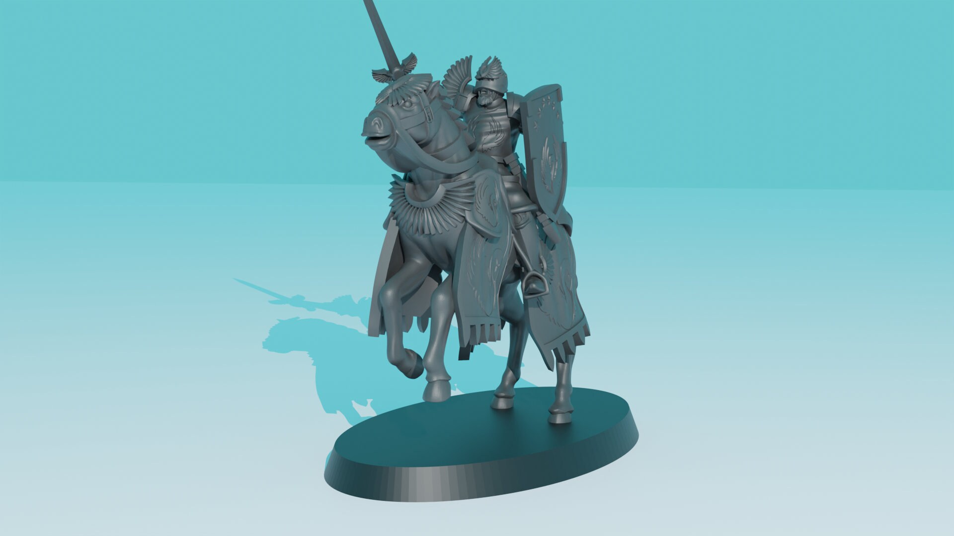 Knights of the Silver Swan | Kzk Minis | RESIN | Soldiers of the White ...