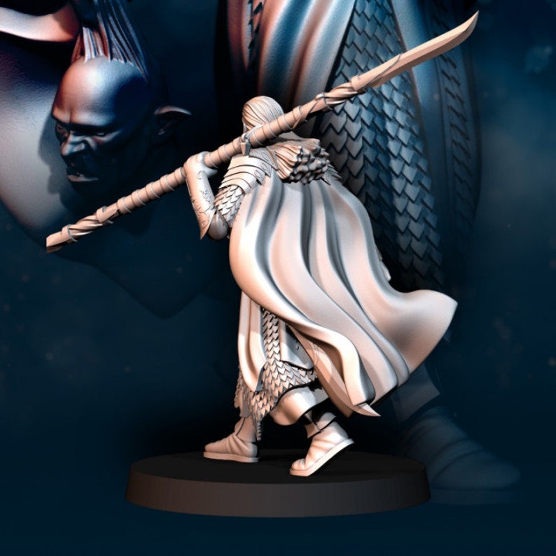 Wood Elf Captain | Davale Games | RESIN | Lord of the Rings | Woodland ...
