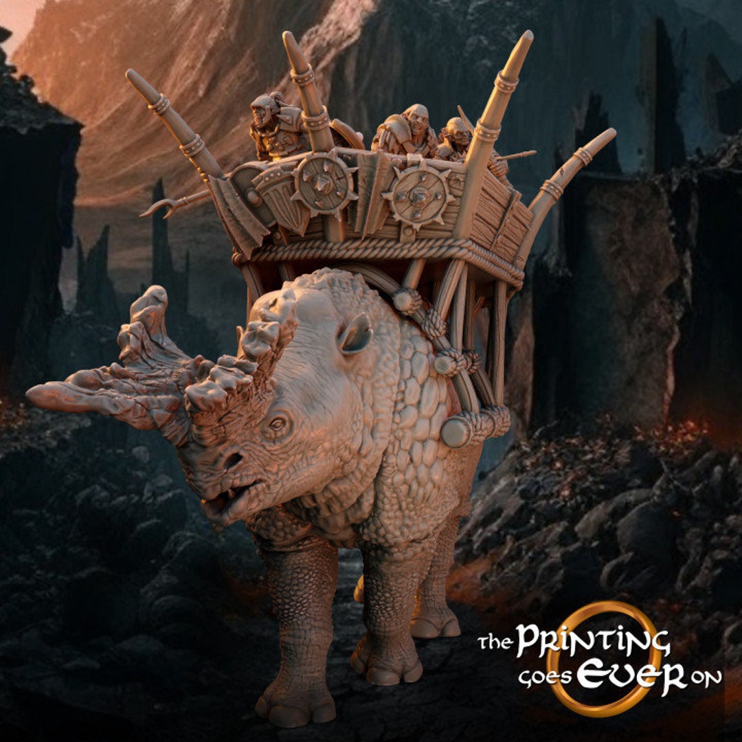 Siege Beast of Groz | the Printing Goes Ever on | RESIN | Lord of the ...