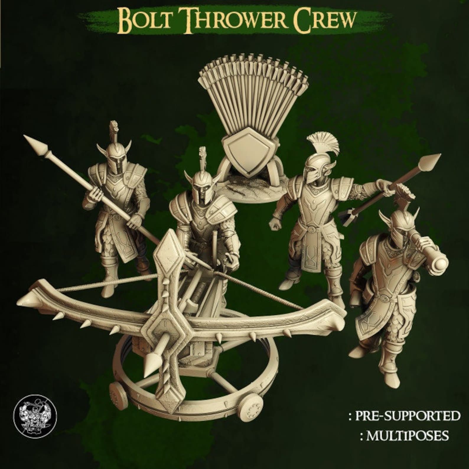 High Elves Bolt Thrower Ballista the Master Forge RESIN High Elven ...