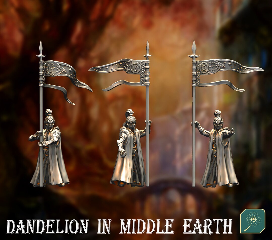 Golden Wood Council Guard | Dandelion in Middle Earth | RESIN | Lord of ...