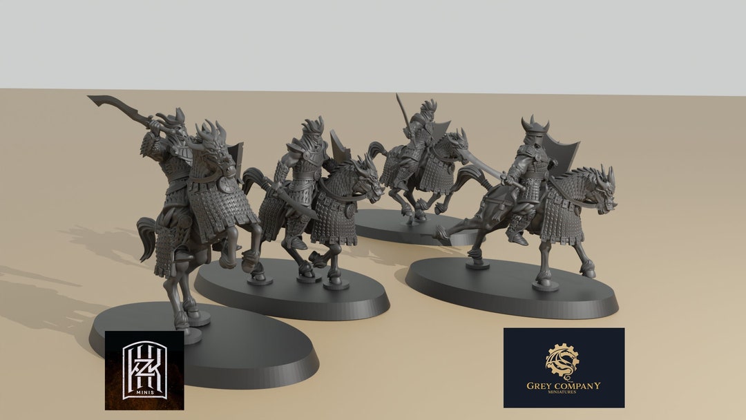 Easterling Golden Horde Dragon Riders | Kzk Minis | RESIN | Soldiers of ...