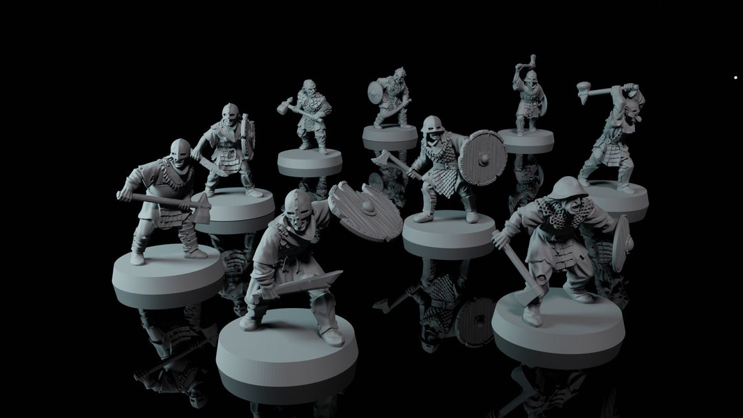 Orc Raiders | Medbury Miniatures | Resin | Mordor Orcs | Rings of Power ...