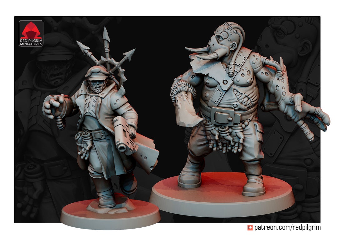 Oathbreaker Commandant | Red Pilgrim Miniatures | Corrupted Imperial ...
