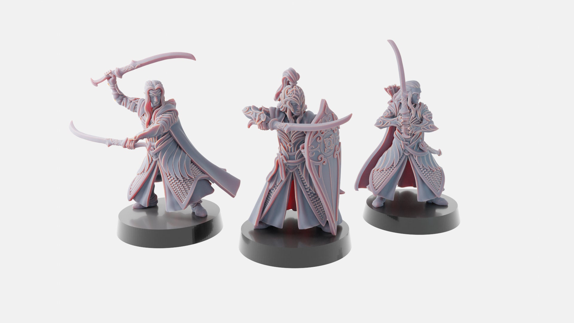 Golden Wood Elf Heroes | Dandelion in Middle Earth | RESIN | High Elves ...