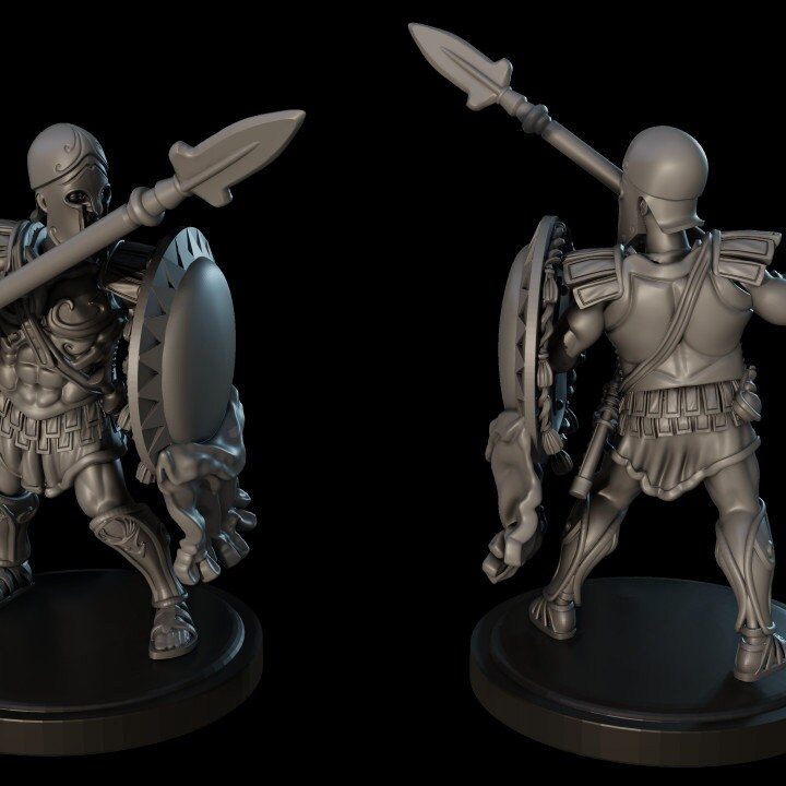 Greek Hoplite Modular Kit Games Mythology Spartan - Etsy