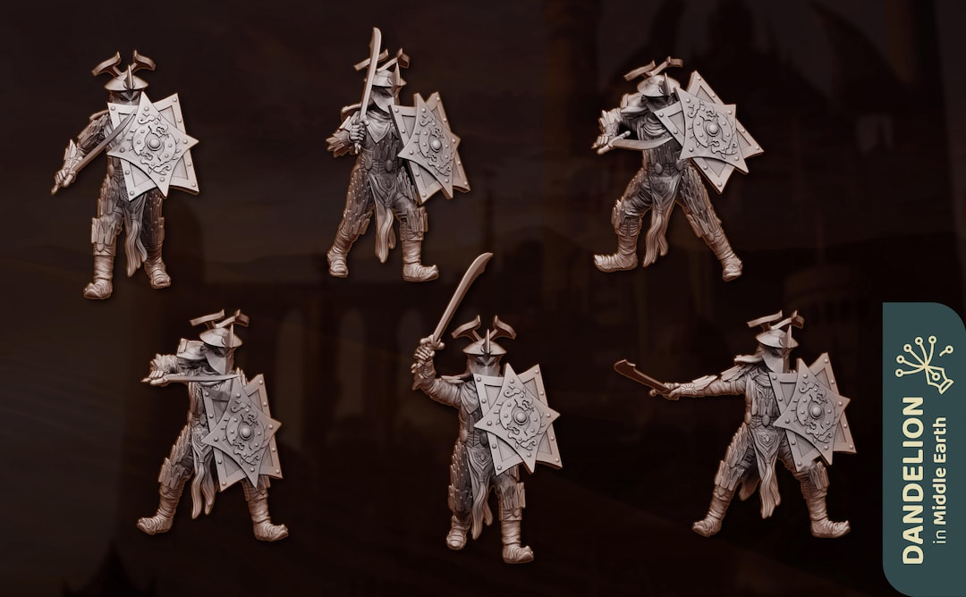 Elite Eastern Knights | Dandelion in Middle Earth | RESIN | Lord of the ...