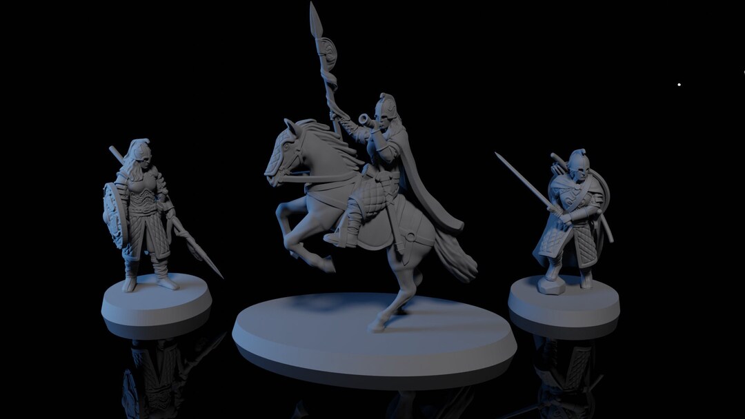 Captains of the West | Kolbeh's Miniatures | RESIN| Female Warriors ...