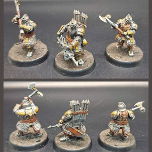 Metal Mountain Dwarf Swordsmen | Dandelion in Middle Earth | RESIN ...