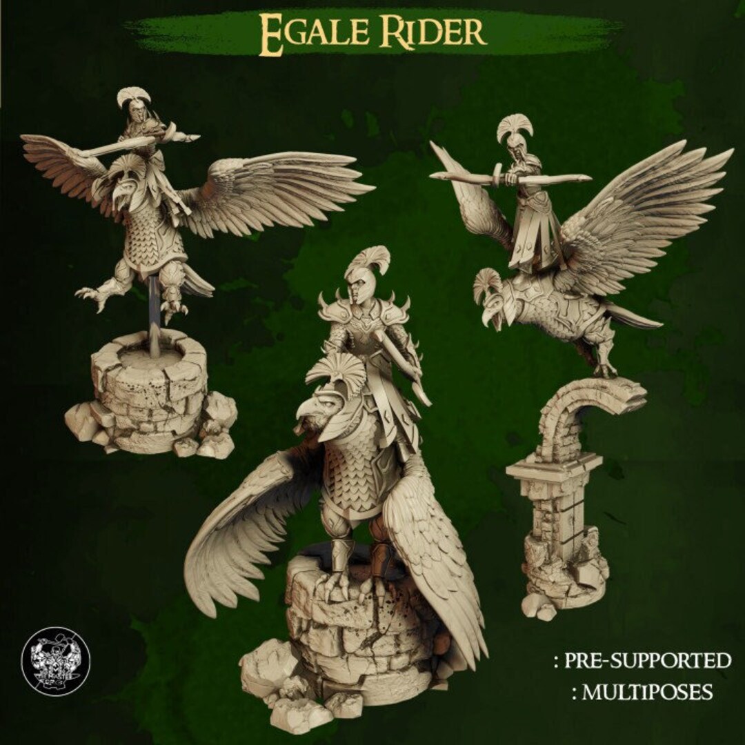 High Elves Eagle Riders | the Master Forge | RESIN | High Elven ...