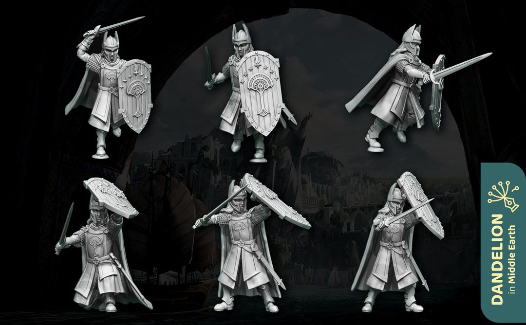 Swordsmen of the Western Isle | Dandelion in Middle Earth | RESIN ...