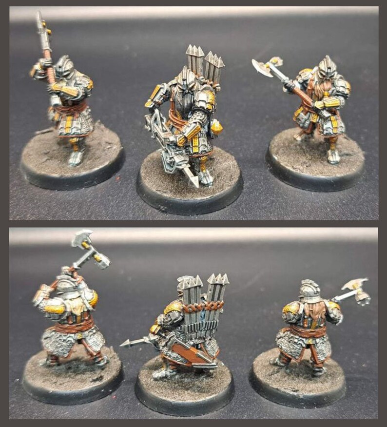 Metal Mountain Dwarf Crossbowmen | Dandelion in Middle Earth | RESIN ...