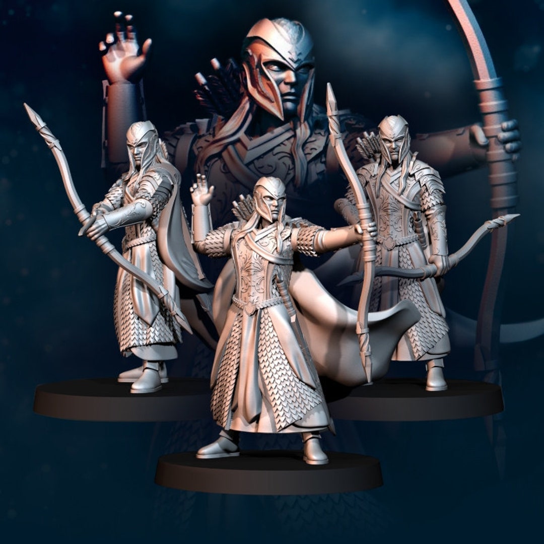 Wood Elf Archers | Davale Games | RESIN | Lord of the Rings | Elves of ...