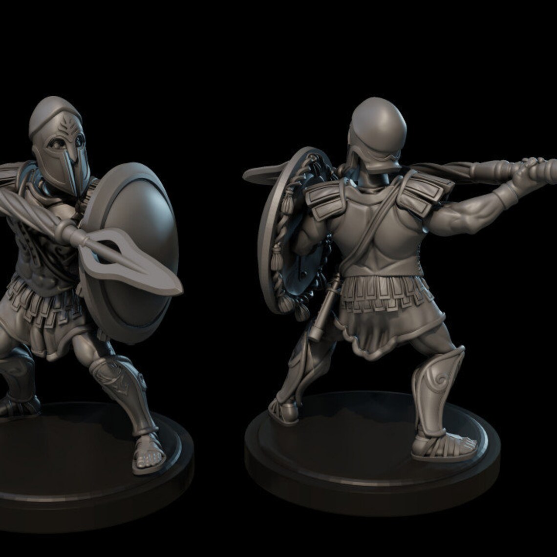 Greek Hoplite Modular Kit Games Mythology Spartan - Etsy