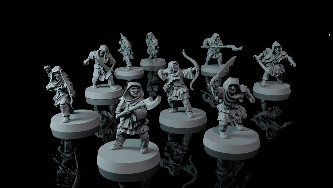 Orc Scouting Party | Medbury Miniatures | Resin | Orcs | Fantasy | Dnd ...