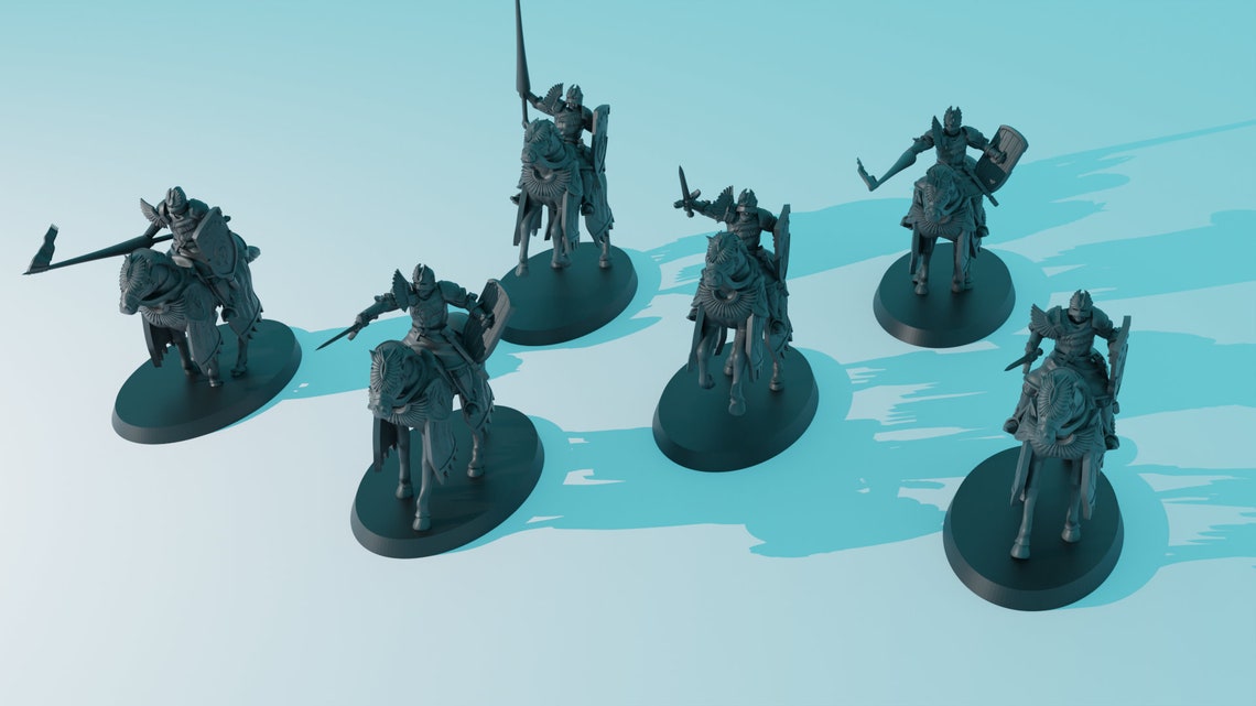 Knights of the Silver Swan | Kzk Minis | RESIN | Soldiers of the White ...