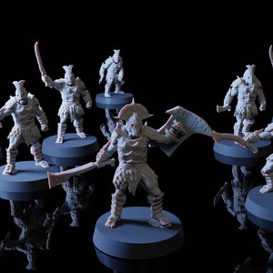 Iron Fang Orcs | Kzk Minis | RESIN | Forces of the Dark Lord | Gundabad ...