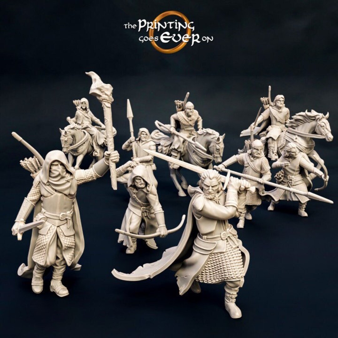 Grey Company Rangers | the Printing Goes Ever on | RESIN | Lord of the ...