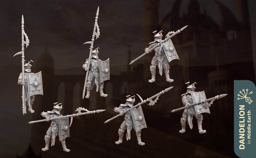 Eastern Pikemen | Dandelion in Middle Earth | RESIN | Lord of the Rings ...