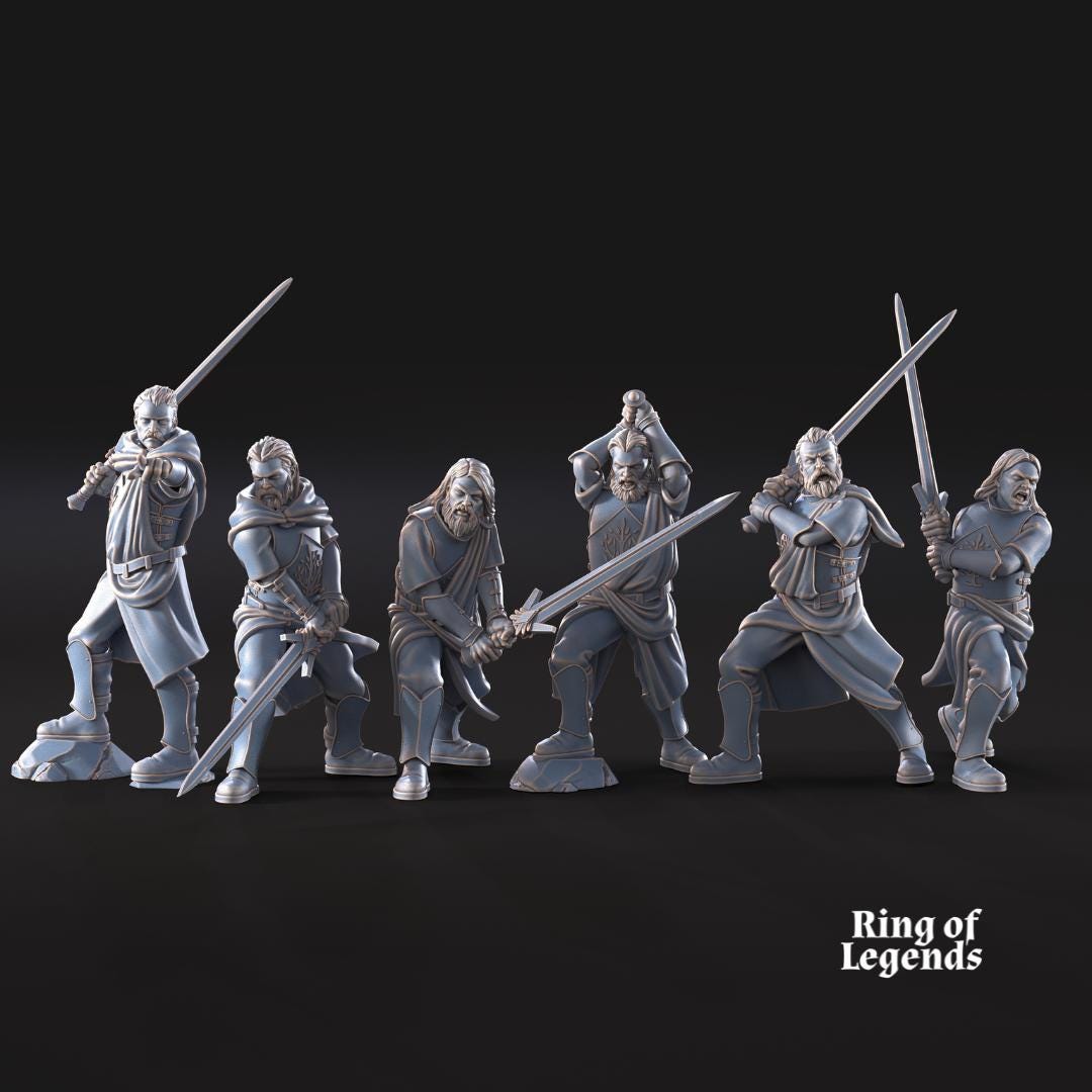 Fiefdom Mountaineers (swords) | Davale Games | RESIN | White Tree ...