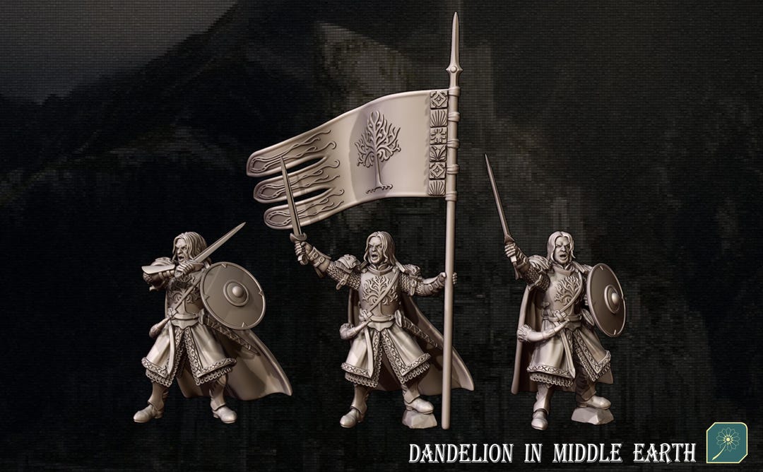 Captain of the Ivory Tower (foot and Mounted) | Dandelion in Middle ...