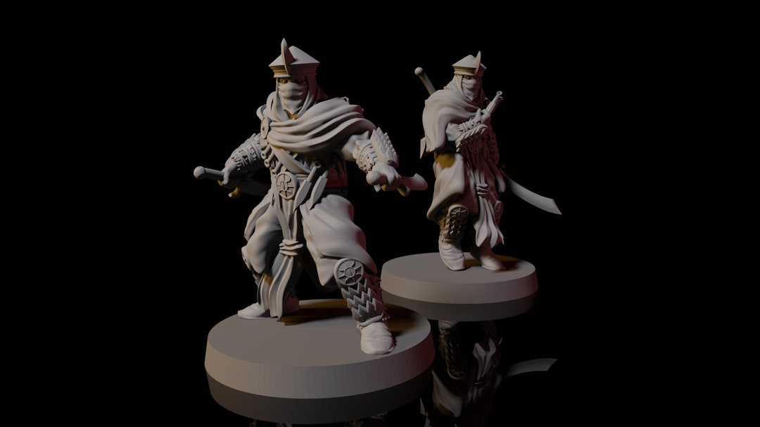 Easterling Shadow Warriors Kzk Minis RESIN Soldiers of Rhun Lord of the ...