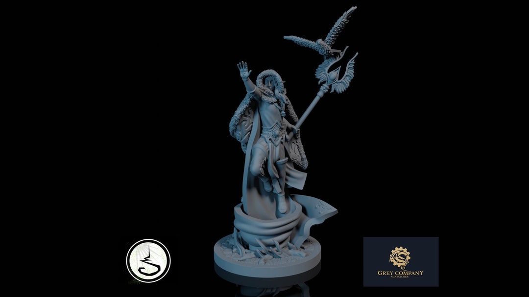 High Elf Mage | Holo Miniatures | RESIN | Elven Spearmen | Wood Elf ...