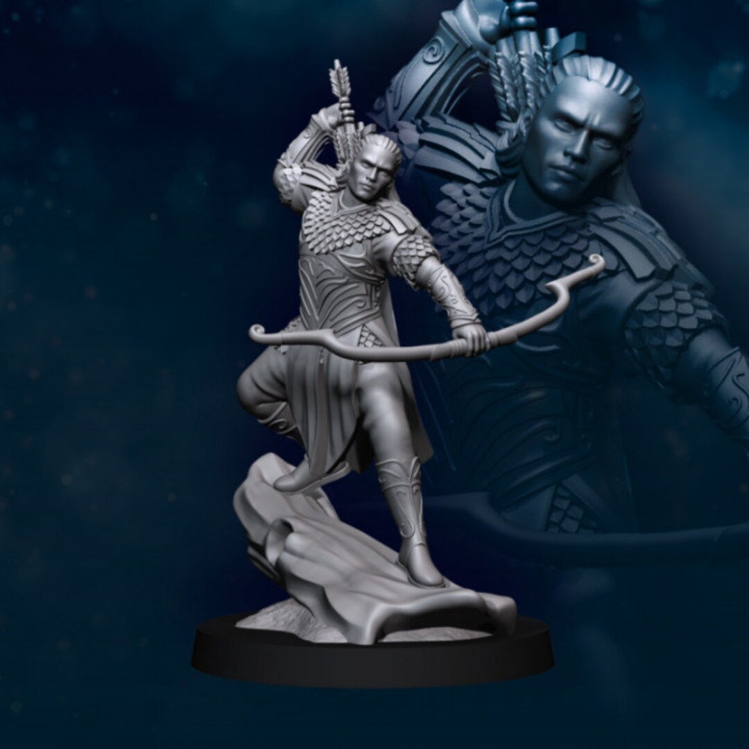 Wood Elf Prince (mounted Options!) | Davale Games | RESIN | Lord of the ...