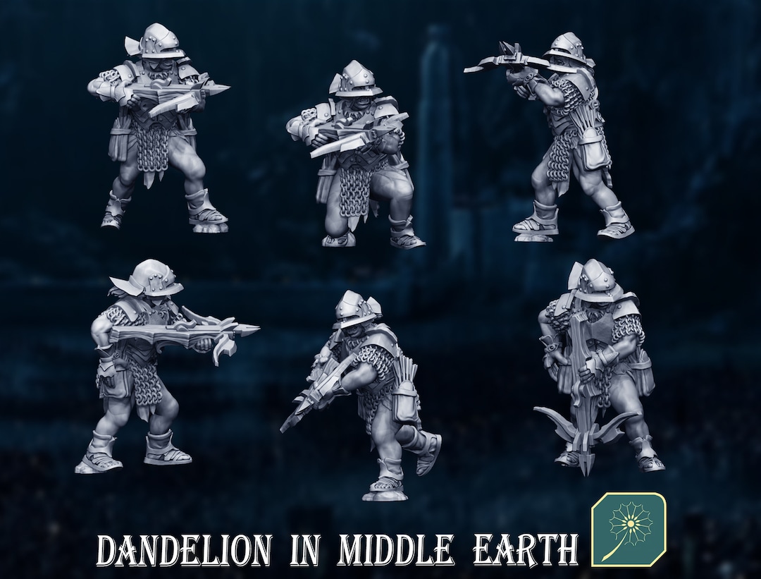 Great Orc Crossbowmen | Dandelion in Middle Earth | RESIN | Fantasy ...