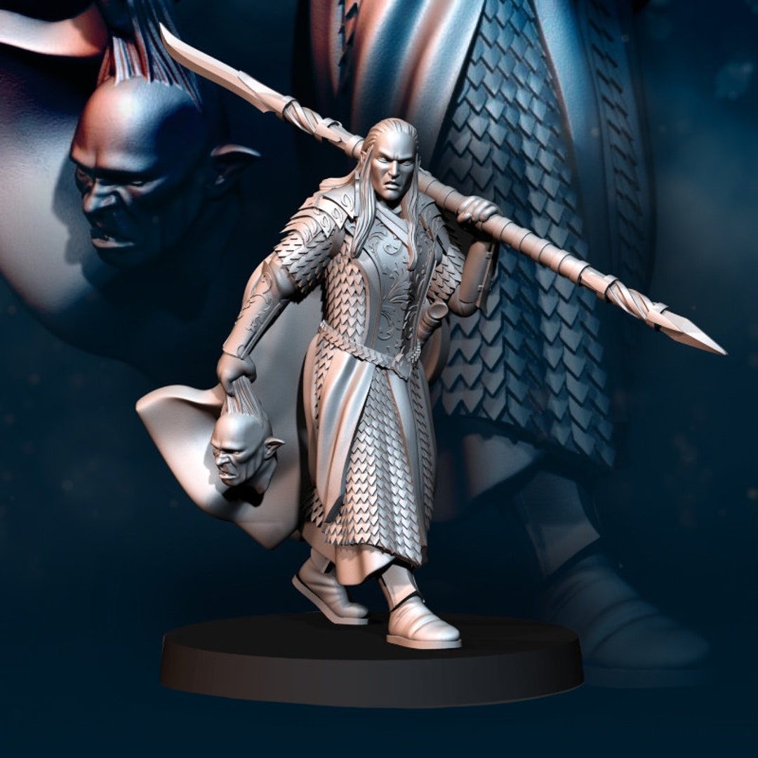 Wood Elf Captain | Davale Games | RESIN | Lord of the Rings | Woodland ...