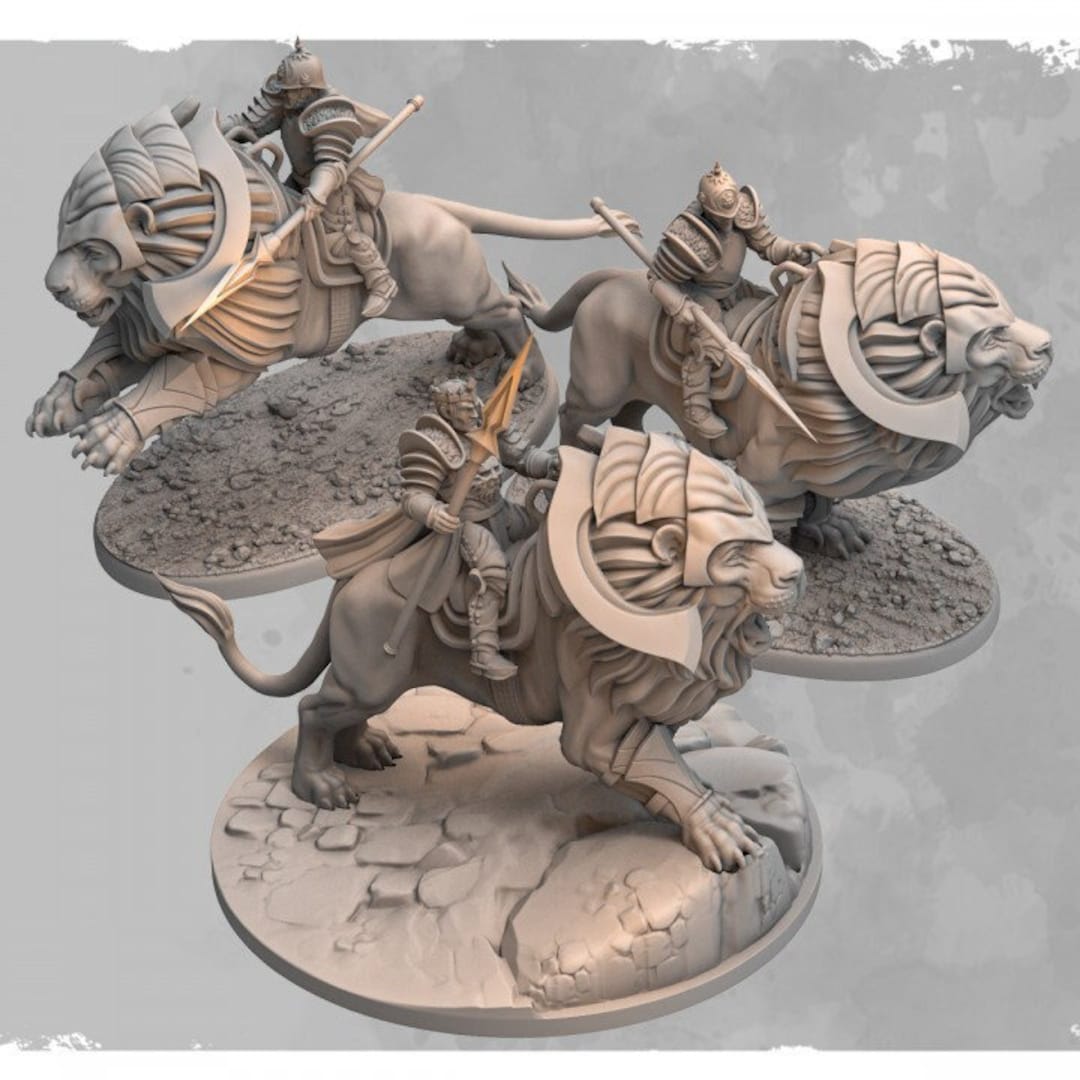 King Aethor and Honor Guard | the Shattered Crown: the Lion and the ...
