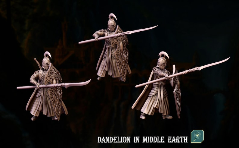 Deep Valley Spearmen | Dandelion in Middle Earth | RESIN | Lord of the ...