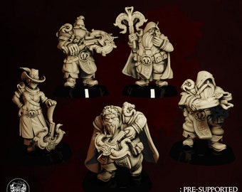 Dwarven Goat Riders the Master Forge RESIN Dwarf Infantry Stone ...