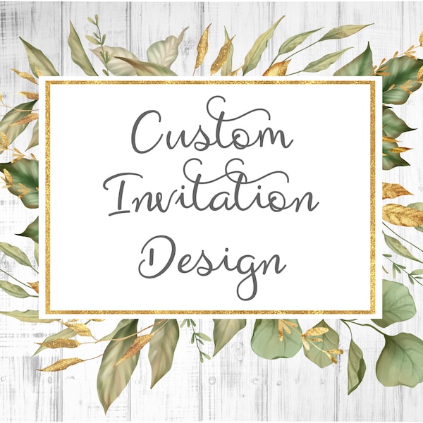 Custom Invitations - Etsy