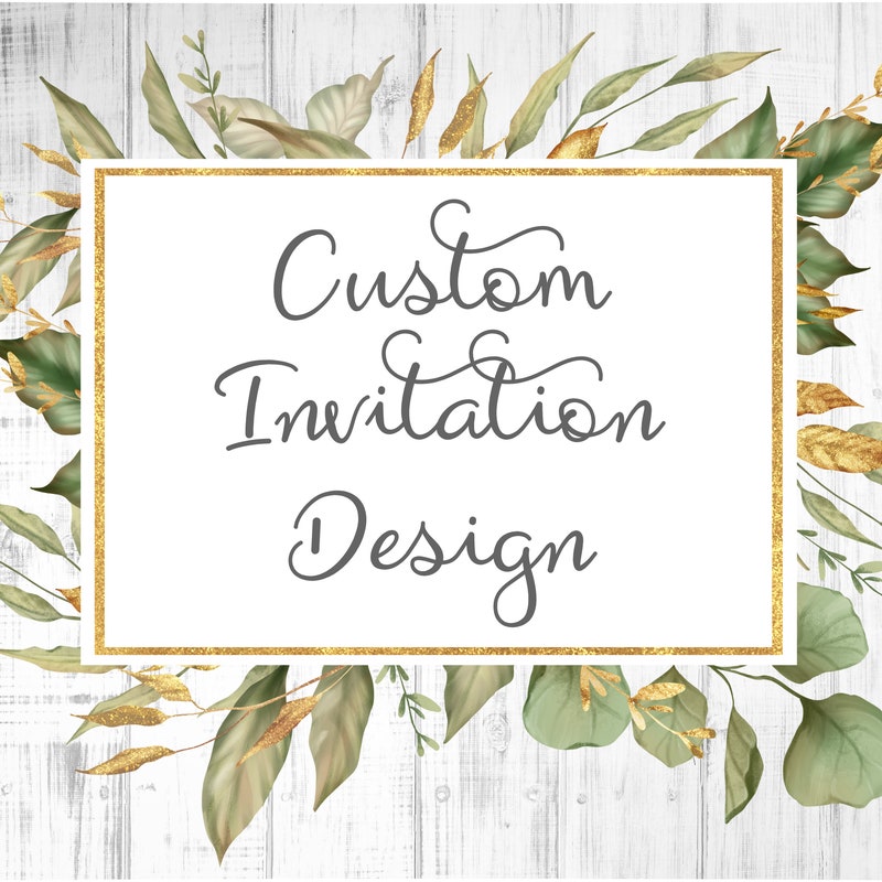 Custom Invitations - Etsy