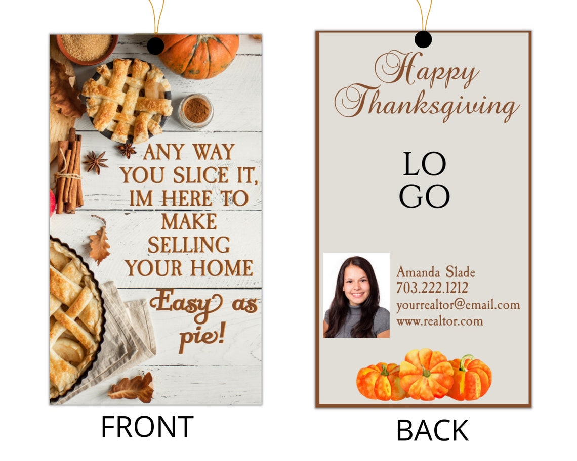 Editable Thanksgiving Favor Tags Fall Gift Tags Client Favor | Etsy