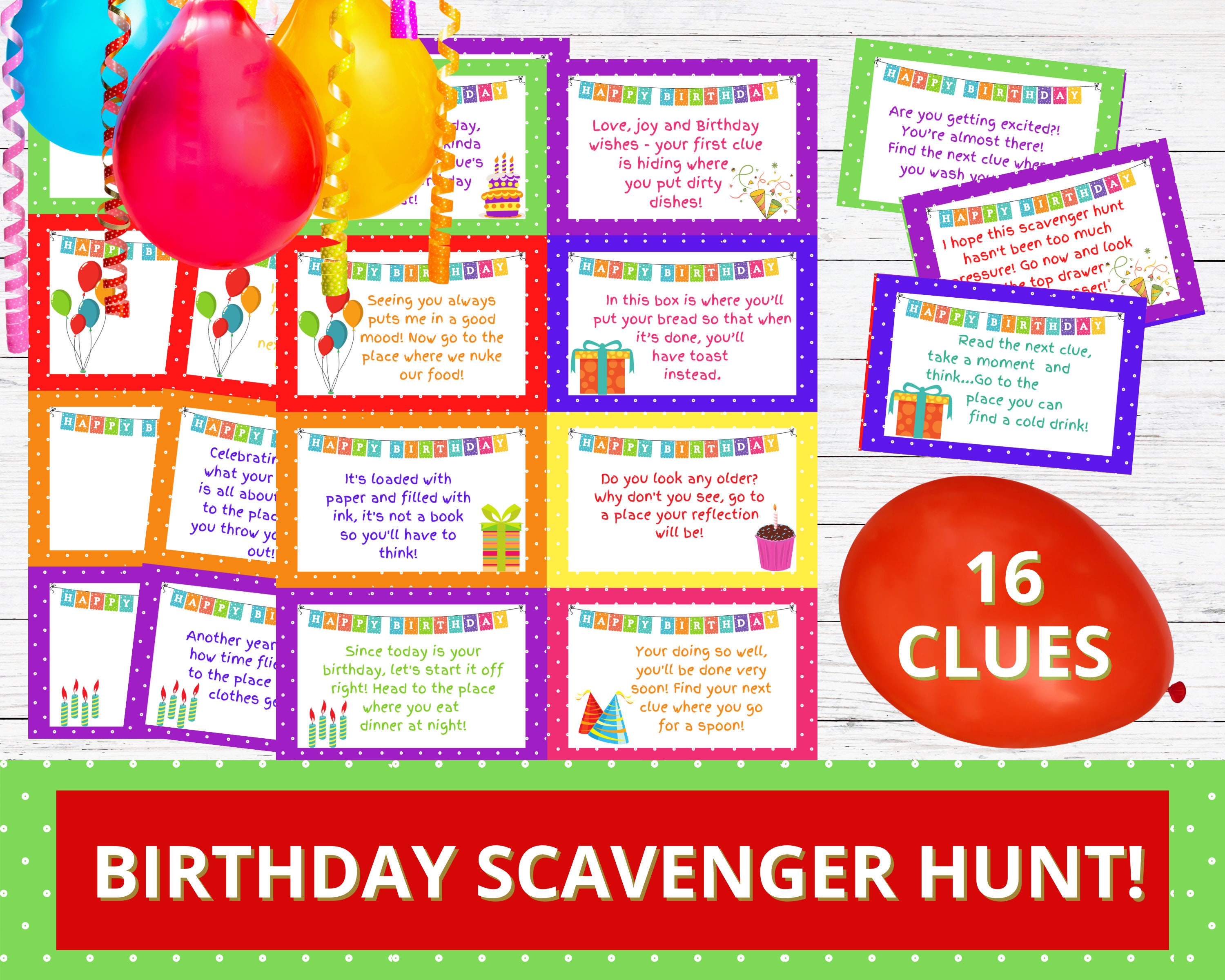Free Printable Indoor Scavenger Hunt Clues Free Printable Templates
